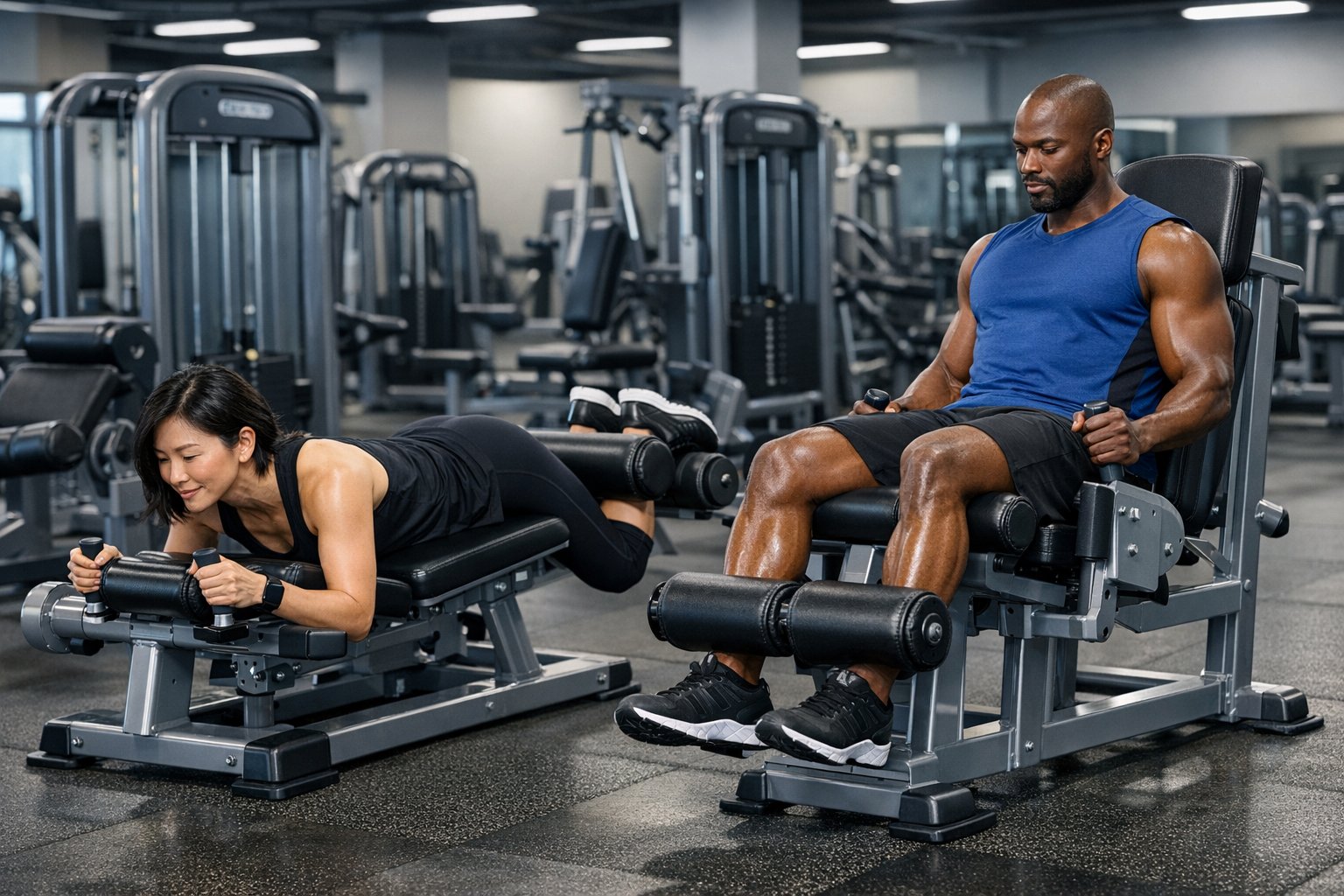 Lying Leg Curl Machine vs. Seated: Which Targets the Hamstrings Better ...